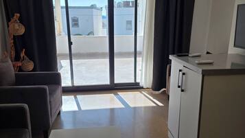 Apartamento | Cortinas blackout, Wi-Fi de cortesia