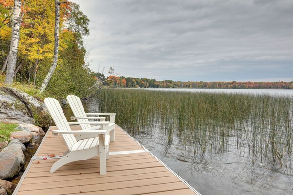 Impressive Presque Isle Lake House W/ Water Access - Presque Isle, WI