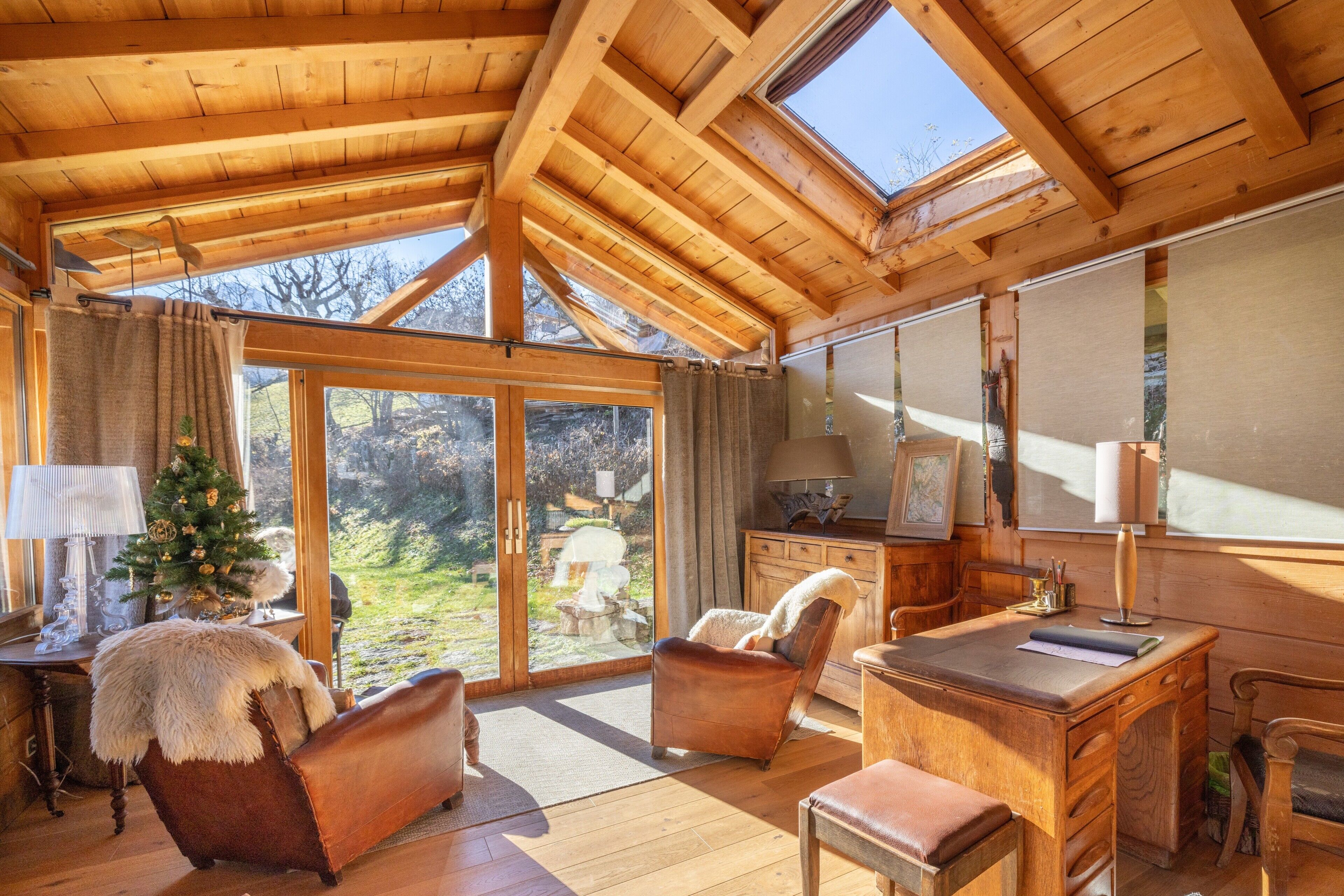 Chalet Le Solli  Vue Panoramique Sur La Chaîne Du Mont-blanc - Servoz