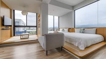 Suíte superluxo | 1 quarto, escrivaninha, cortinas blackout, Wi-Fi de cortesia