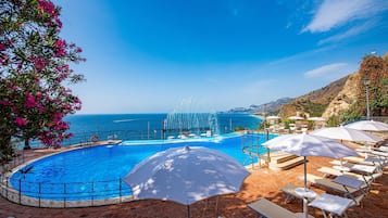 2 piscinas externas, guarda-sóis, espreguiçadeiras