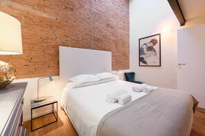 Apartamento design | 2 quartos, roupas de cama premium, edredons de pluma