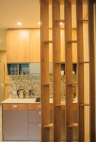 Apartamento Básico | Cozinha privada | Minifrigorífico, Produtos de limpeza, ilhas de cozinha 