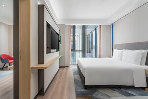 Suite, 1 quarto | Roupa de alta qualidade, edredões de penas 