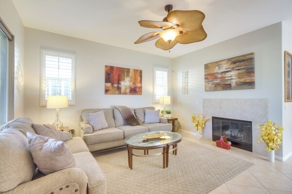 2 Mi To Empire Polo Club: Indio Home W/ Fireplace! - Joshua Tree National Park