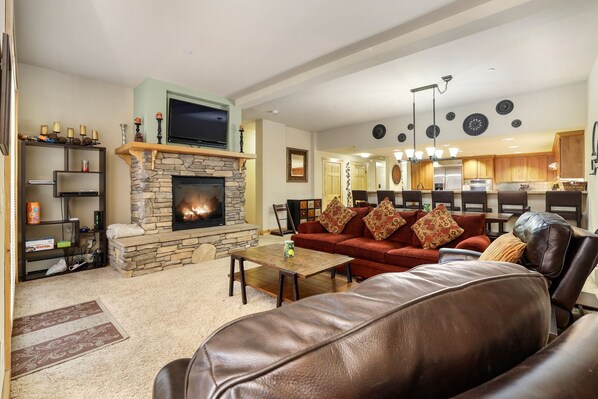 Apartamento em Condomínio Fechado, 3 quartos | Sala de estar