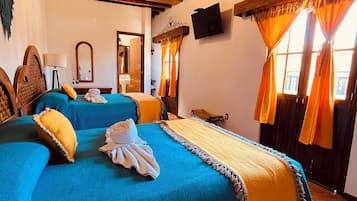 Quarto Standard, 2 camas de casal | 1 quarto, secretária, ferro/tábua de engomar, camas desdobráveis