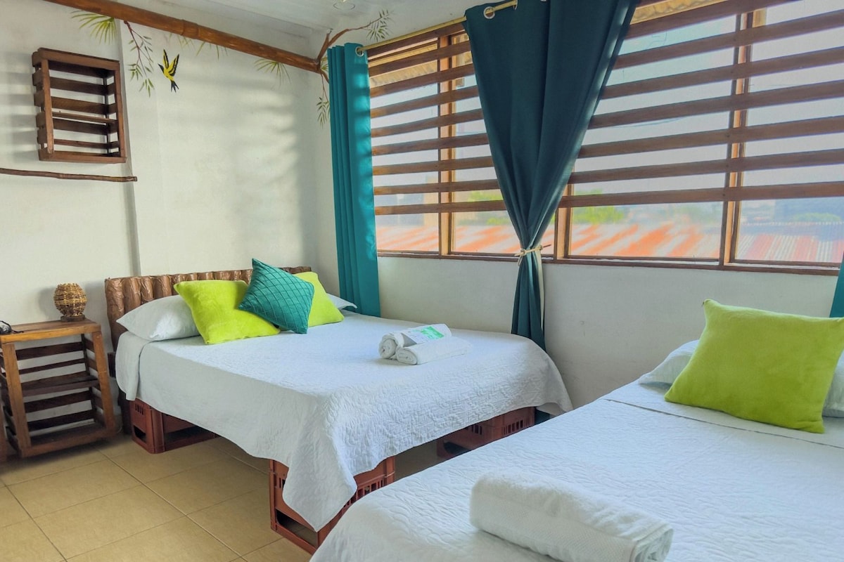 Quarto Básico | 1 quarto, Wi-fi grátis, roupa de cama fornecida 