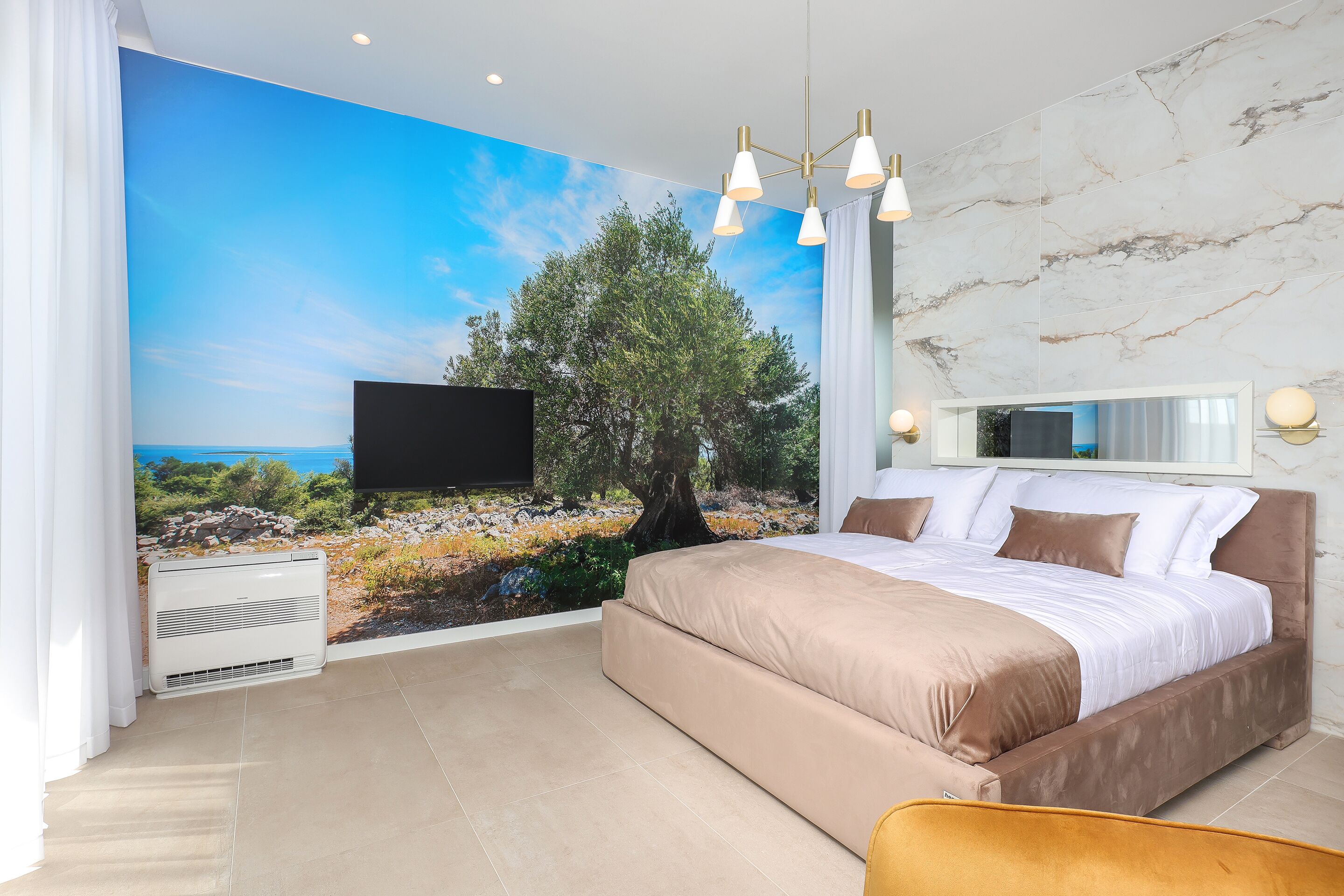 Villa de Luxo, 4 quartos, piscina privativa, vista para o mar | 4 quartos, cofre no quarto, ferro/tábua de engomar, Wi-fi grátis 