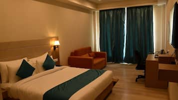 Quarto premium | 1 quarto, cofres nos quartos, Wi-Fi de cortesia