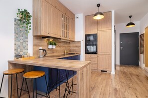 Apartamento, 1 quarto, sauna seca | Sala de jantar