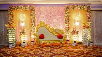 Área interna para casamento