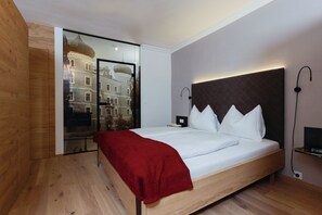 Apartamento Comfort, 1 cama de casal e sofá-cama | Roupa hipoalergénica, secretária 