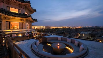 Terraço no piso superior