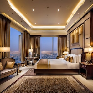 Quarto Executivo | Roupa de alta qualidade, edredões de penas, minibar, cofre no quarto