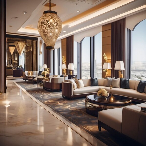 Sala de estar do lobby