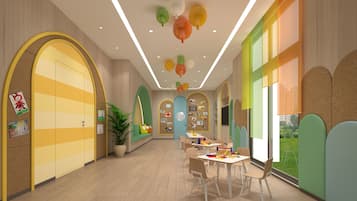 Área de recreio para crianças (coberta)