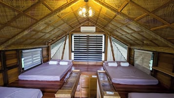 Cabana de Madeira Familiar | Sala de estar | Impressoras