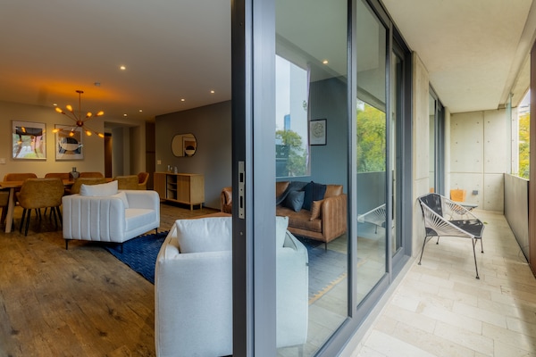 Apartamento Premium, 3 quartos, varanda, Vista para a cidade | Varanda