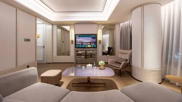 Suite Deluxe | 1 quarto, minibar grátis, cofre no quarto, cortinas/cortinados opacos