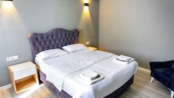Quarto luxo, 1 cama de casal | 1 quarto, quartos à prova de som, Wi-Fi de cortesia, roupa de cama