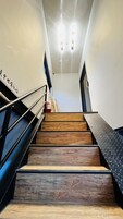 Corrimões nas escadas