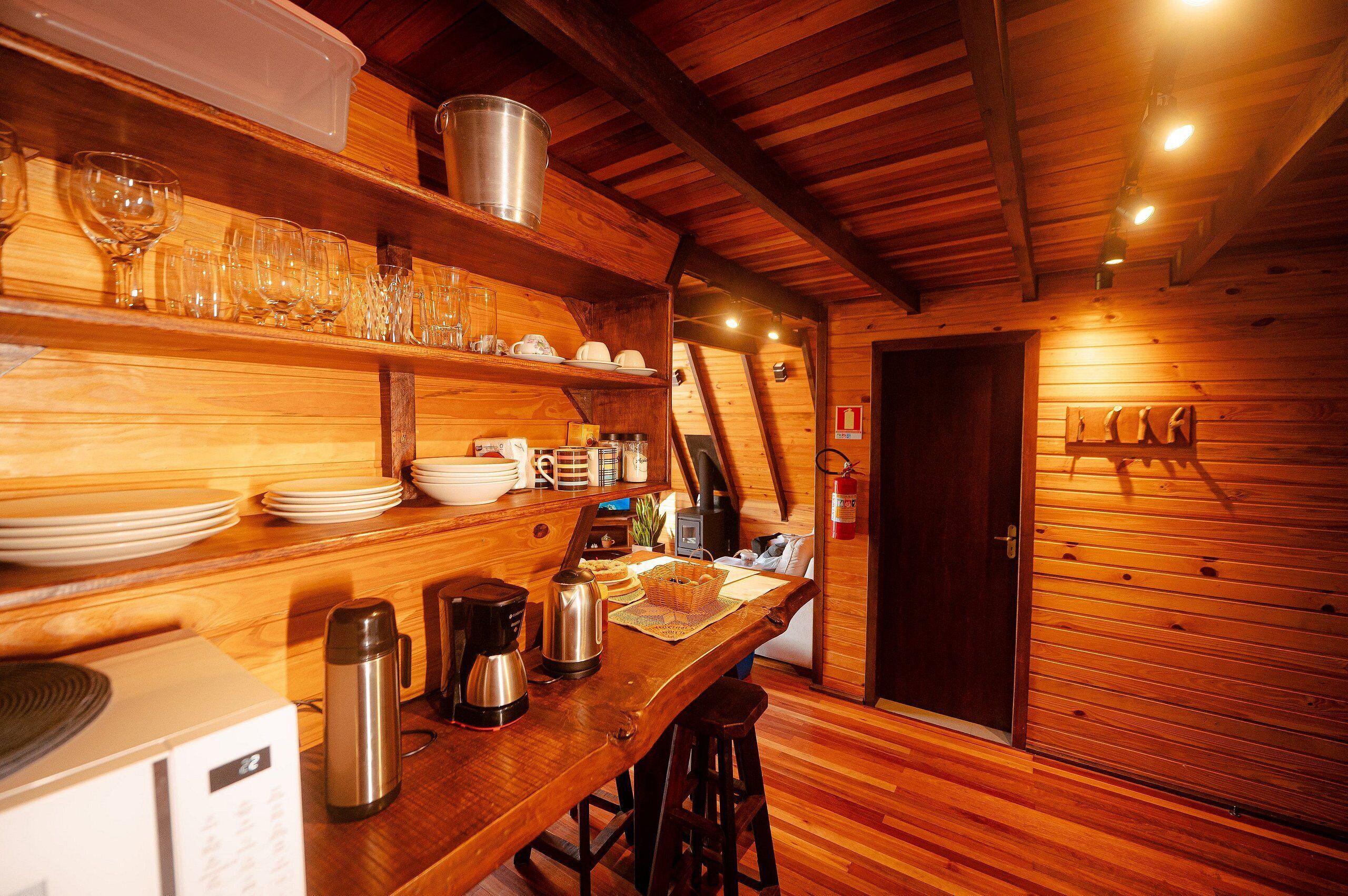 Cabana de Madeira Básica | Interior