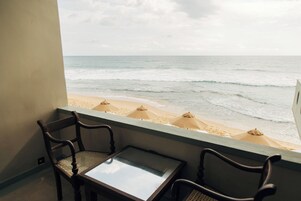 Quarto casal, vista para o mar | Sacada