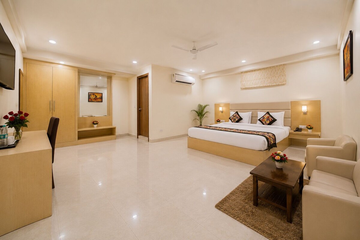 Quarto Duplo Deluxe | Secretária, quartos insonorizados, Wi-fi grátis 