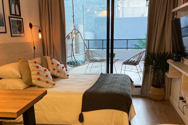 Apartamento Cidade | 1 quarto, Wi-fi grátis, roupa de cama fornecida