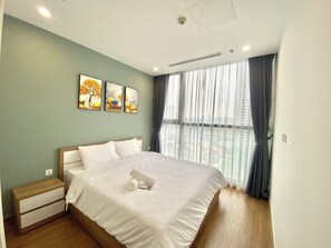 Apartamento de Luxo | Lençóis de algodão egípcio, roupa de alta qualidade 