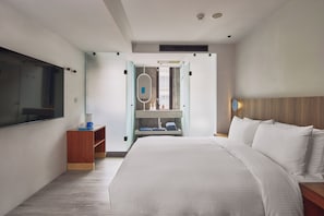 Quarto Duplo Comfort | Secretária, ferro/tábua de engomar, Wi-fi grátis 
