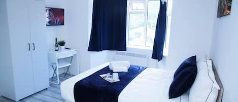 Apartamento | 1 quarto, ferro/tábua de engomar, Wi-fi grátis, roupa de cama fornecida