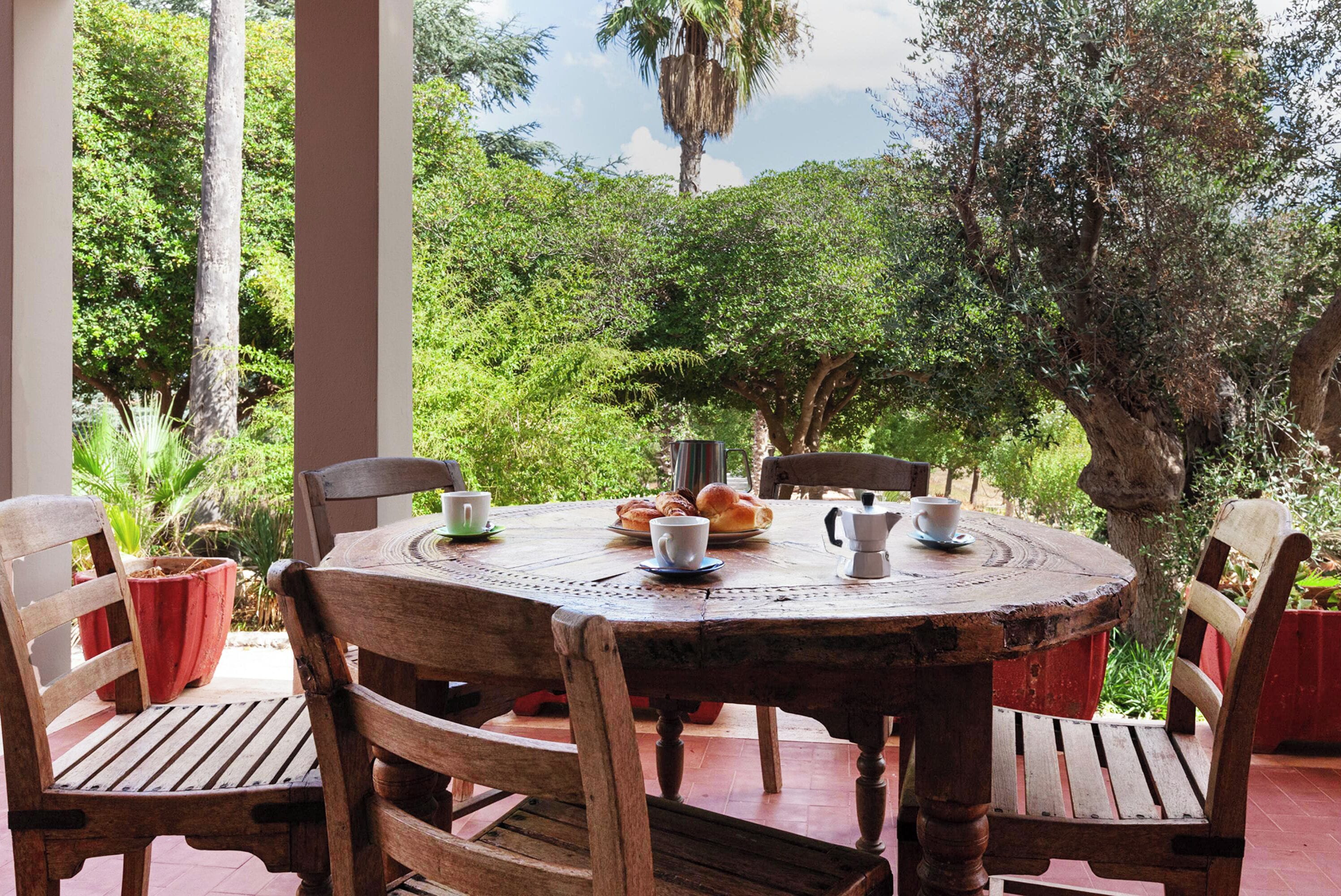 Refeições ao ar livre