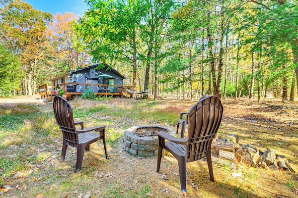 Peaceful Pocono Gem! Cabin 6 Mi To Dtwn Jim Thorpe - Jim Thorpe, PA