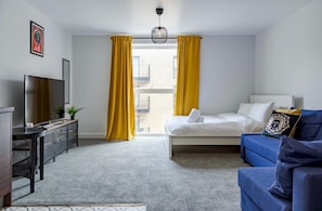 Estúdio | Wi-Fi de cortesia, roupa de cama