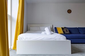 Estúdio | 1 quarto, Wi-fi grátis, roupa de cama fornecida