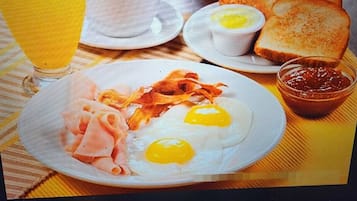 Pequeno-almoço continental diário (10 USD por pessoa)