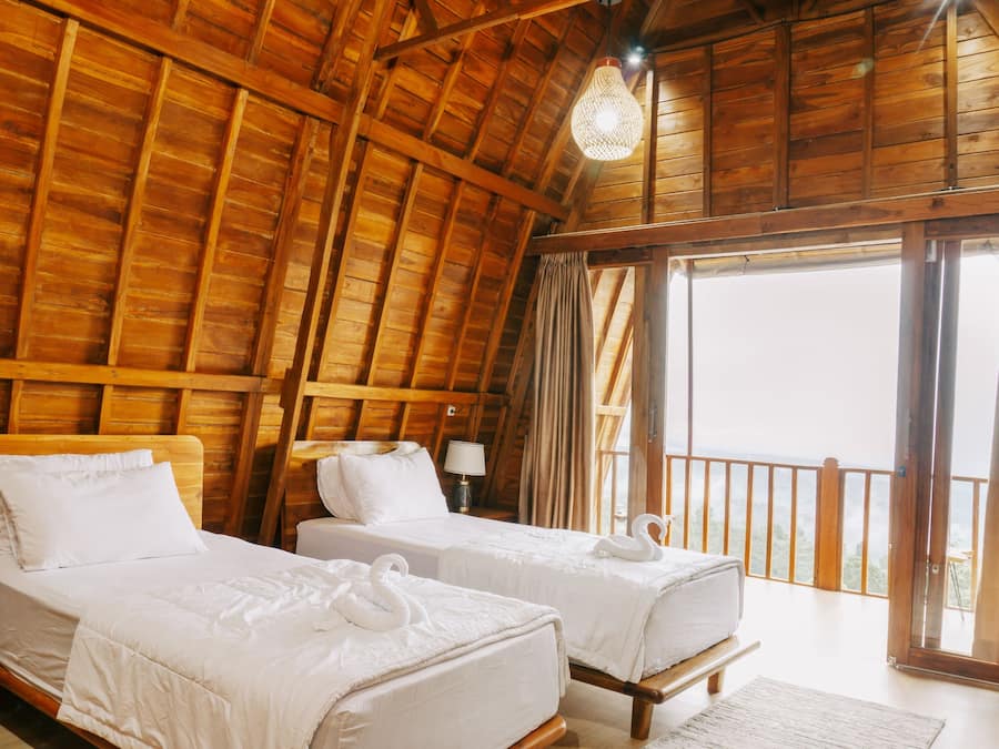 Vila luxo, 1 quarto | 1 quarto, roupas de cama antialérgicas, cofres nos quartos, escrivaninha