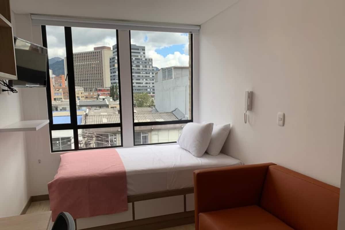 Apartamento standard | 1 quarto, roupas de cama antialérgicas, escrivaninha