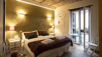 Quarto conforto | Individualmente decorados, individualmente mobiliados, cortinas blackout