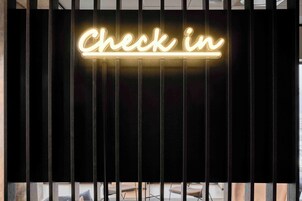 Quiosque de check-in/check-out