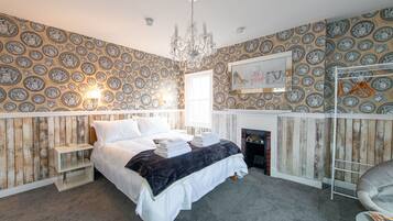 Quarto Duplo de Luxo | Lençóis de algodão egípcio, roupa de alta qualidade