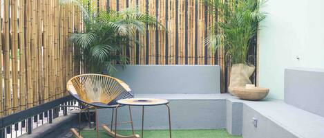 Habitación Sencilla Doble | Terraço/pátio