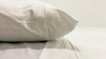 Wi-Fi de cortesia, roupa de cama