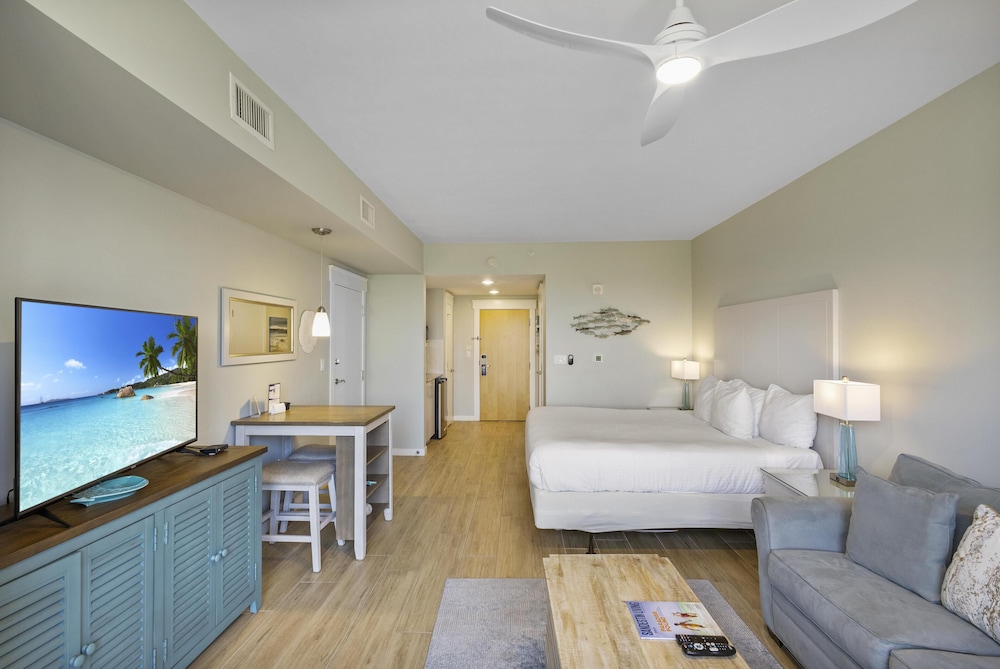 Tranquil 5th Floor Studio: King Bed, Sleeper Sofa, Serene Views at ...