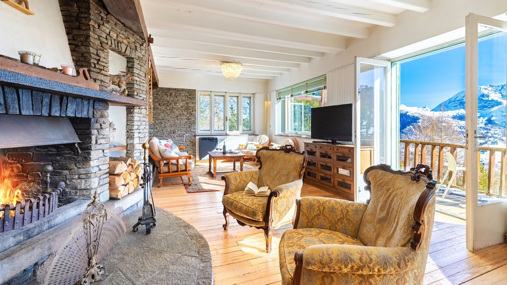 Moon Mountains Chalet/private Spa Upon Request/direct Access To Ski Slopes - Claviere