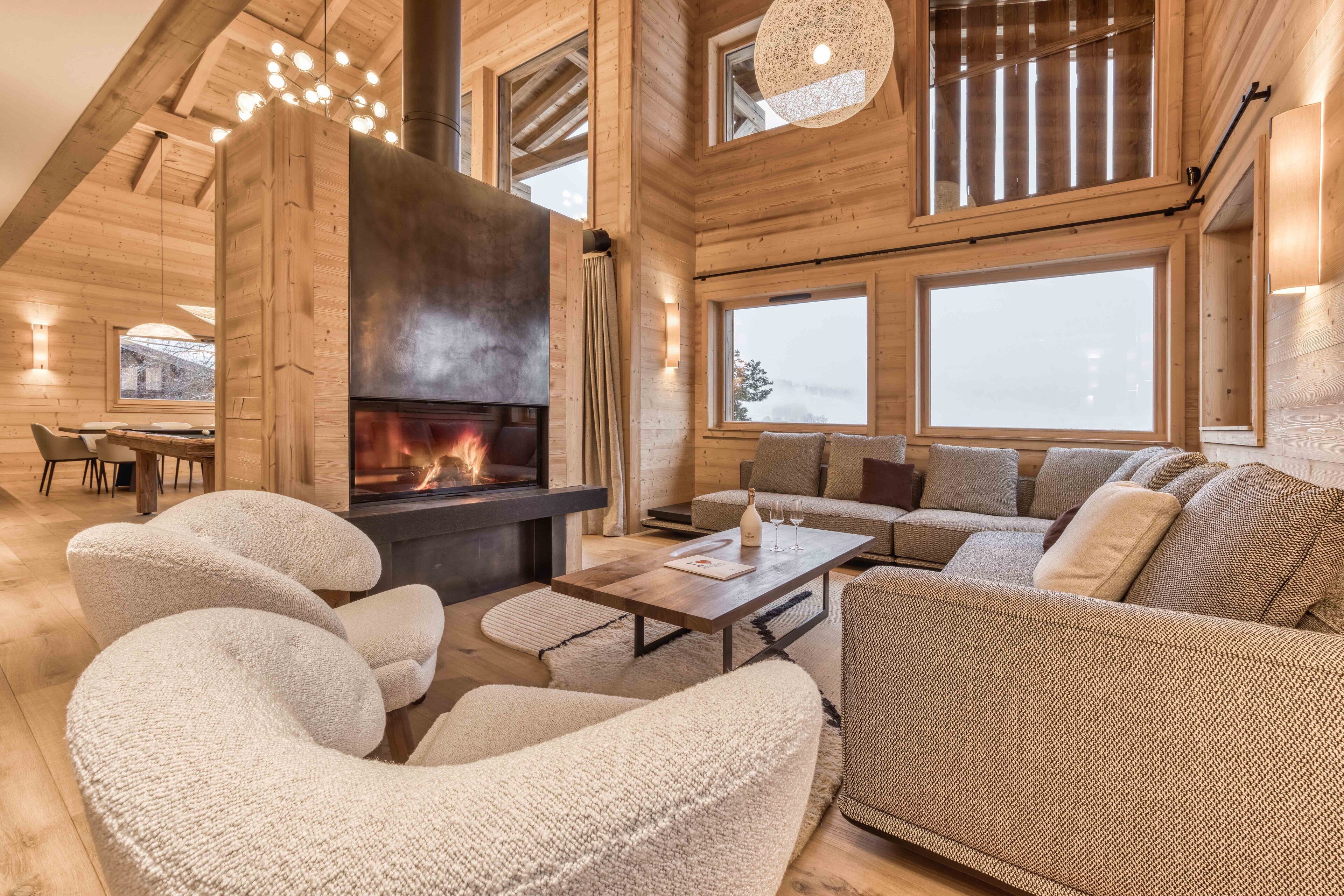 Chalet Iblou, Véritable Ski In / Ski Out Ultra Haut De Gamme - Combloux