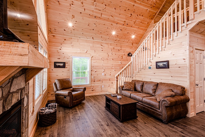 Near2town/deck/views/hot Tub/fireplace/fire Pit/loft - Bryson City, NC