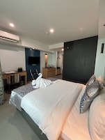 Quarto Duplo Deluxe | Cofre no quarto, secretária, quartos insonorizados, Wi-fi grátis 